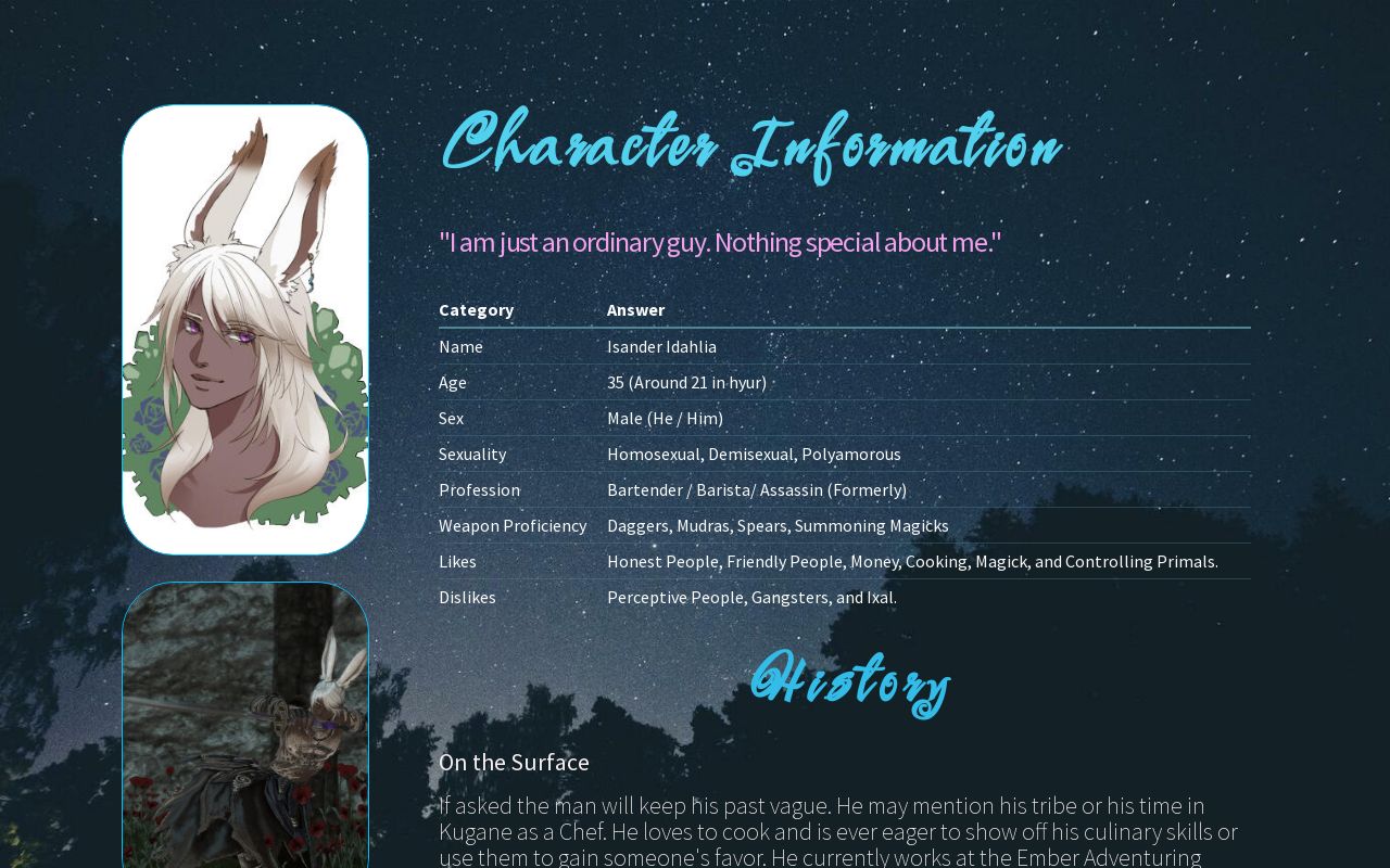 Isander Info and History